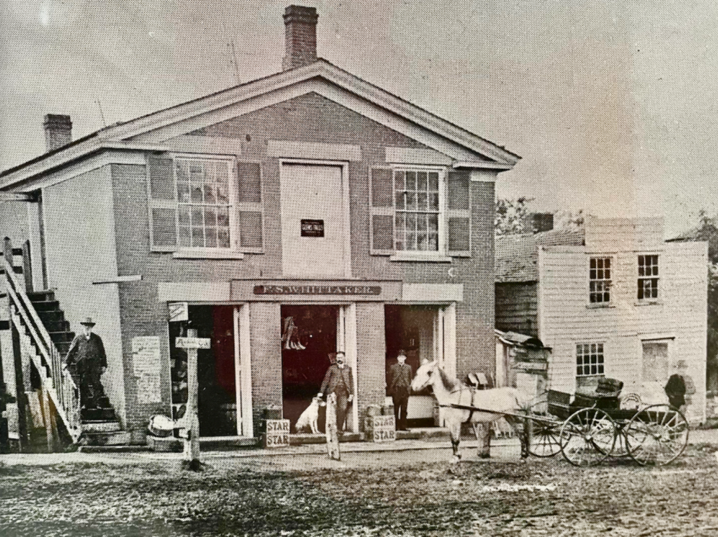 1880 Josiah Tryon's Tailor Shop on right - Historic Lewiston, New York